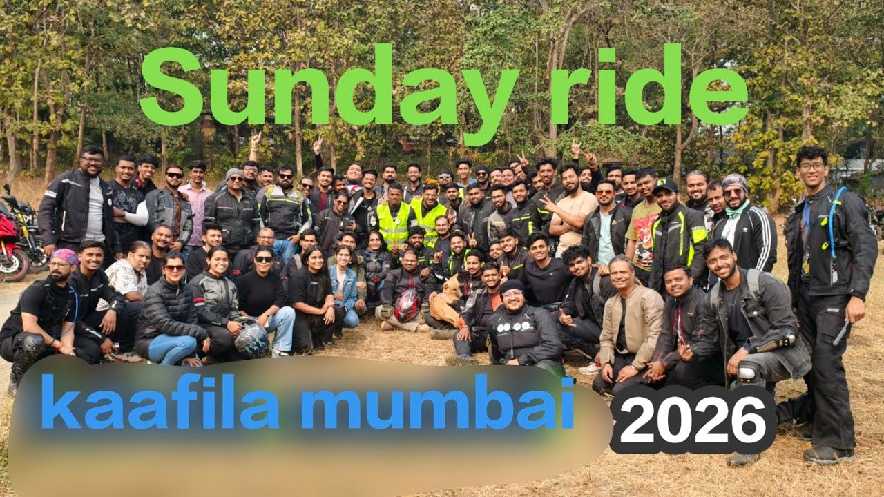 Sunday ride kaafila mumbai meetup solo ride vlog - YouTube