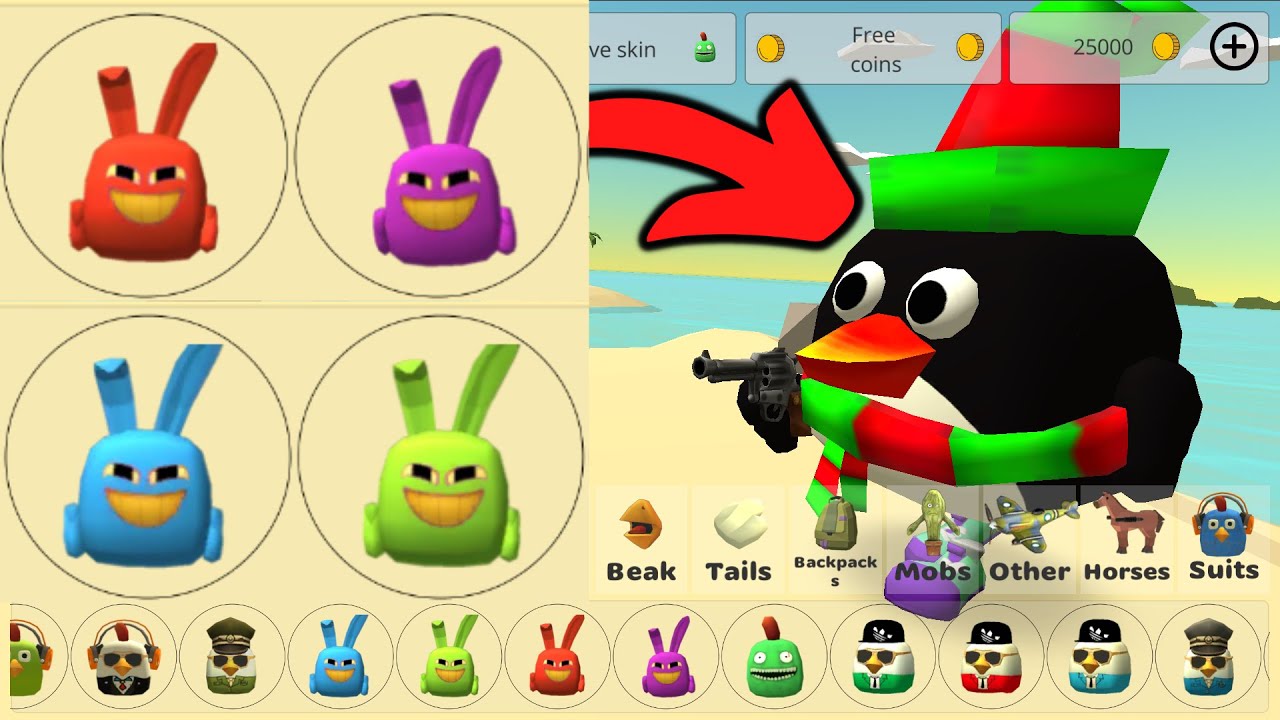 How To Find The Secret Penguin And Jax Skins In The New Update - YouTube