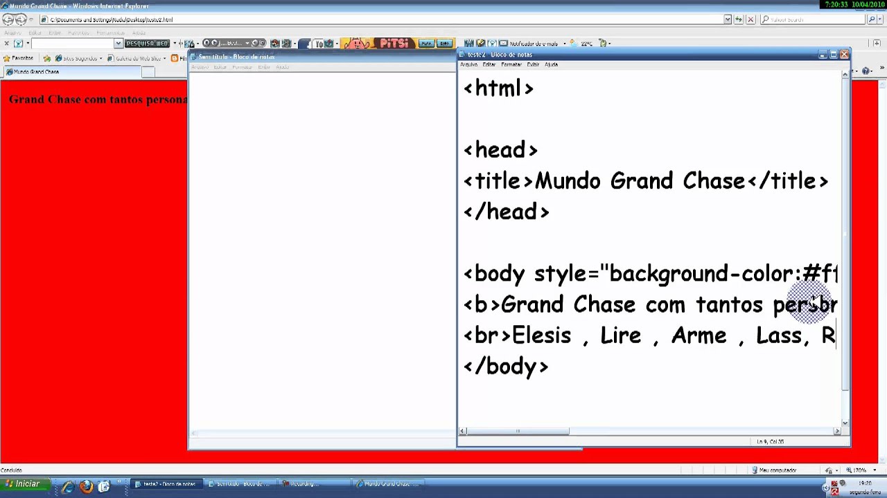 Como fazer um site pelo bloco de notas - YouTube