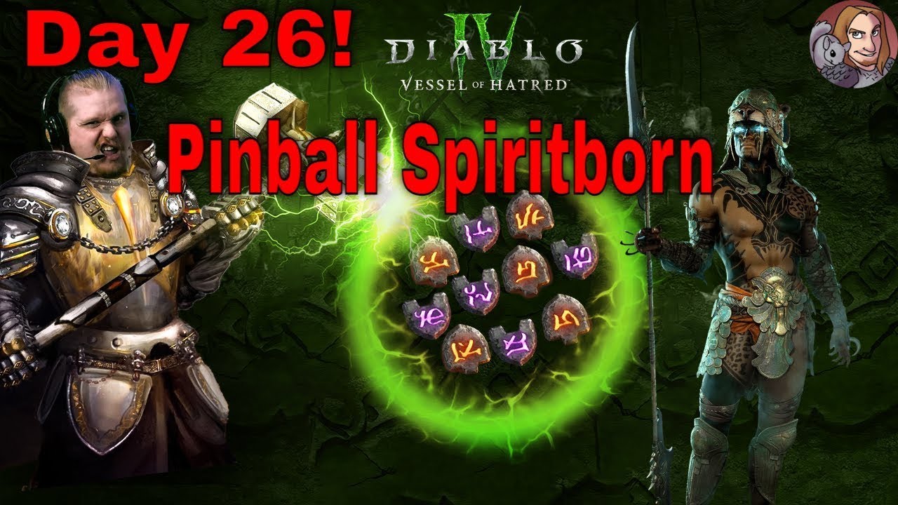 Diablo IV VoH - Day 26!! (Pinball Machine Spiritborn!!) - YouTube