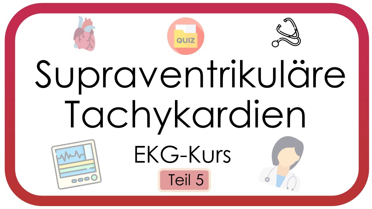 Supraventrikuläre Tachykardien – AVNRT, AVRT, WPW, Delta Welle - EKG ...