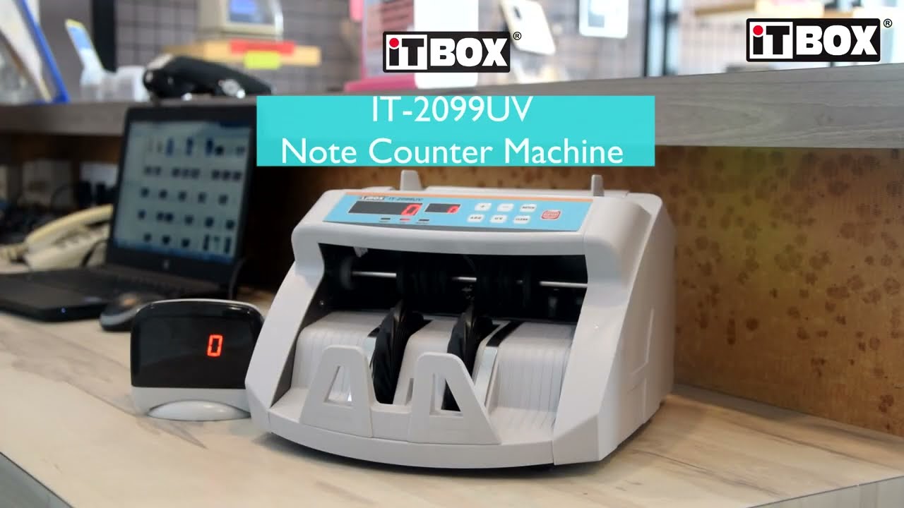 iTBOX IT-2099UV Note Counter Machine Demo Video - YouTube