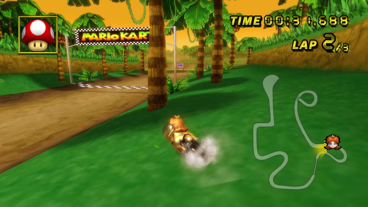 【MKW WR】 N64 DK's Jungle Parkway (Glitch) - 44.572 - bbirbPog - YouTube