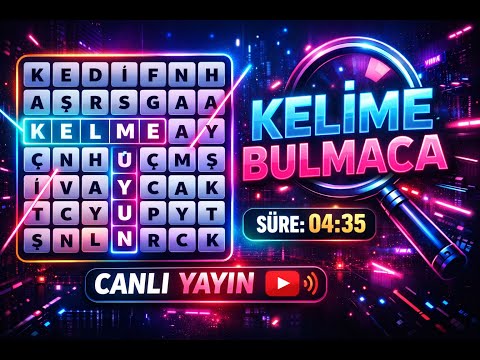 (Yatay) Kelime Bulmaca Canlı Yayın #1 – 26 Mayıs