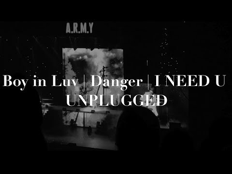 BTS BOY IN LUV | DANGER | I NEED U JAPANESE VERSION UNPLUGGED LIVE AUDIO