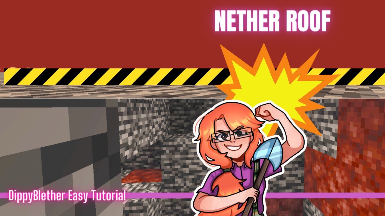 The EASIEST Way to the Nether Roof in Minecraft 1.20 - Easy Tutorial ...