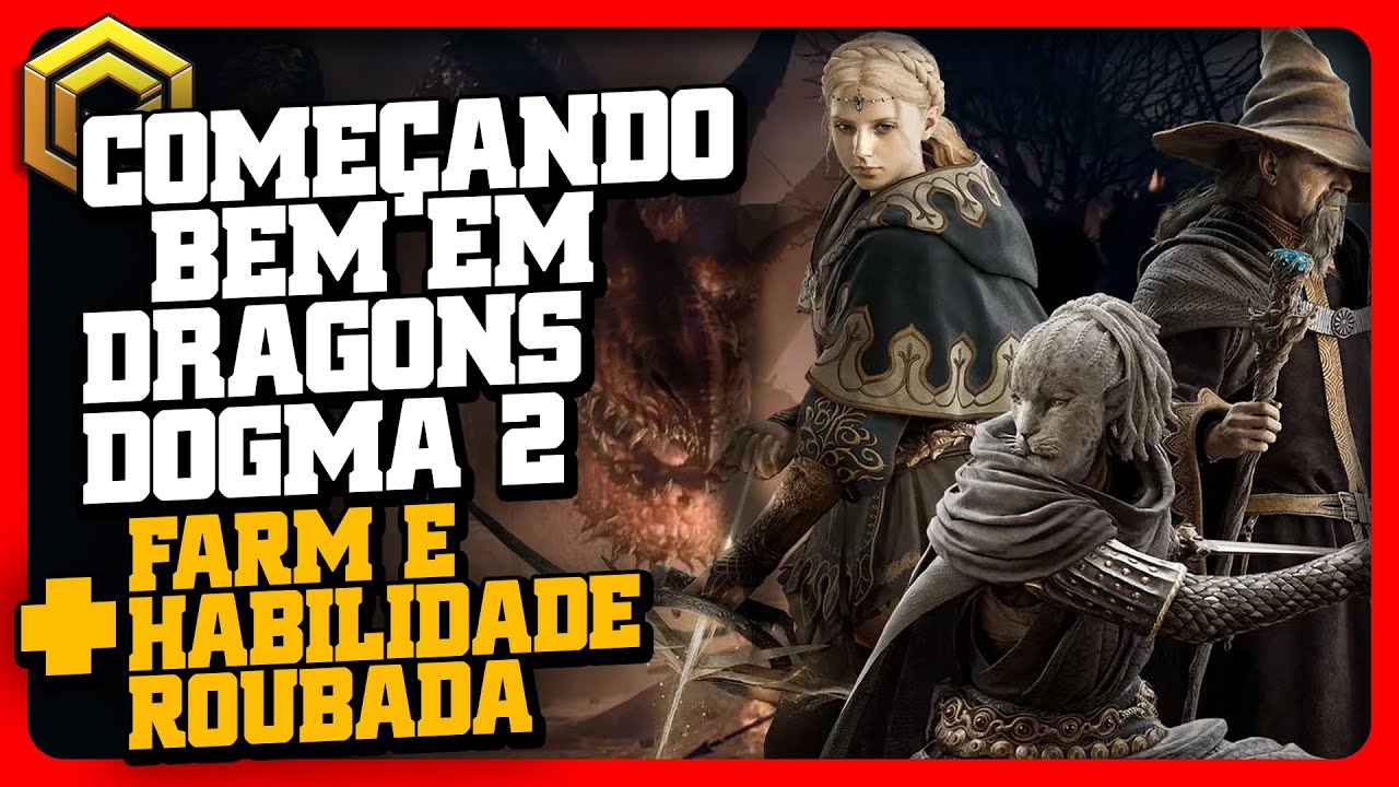 COMENÇANDO BEM EM DRAGONS DOGMA 2 - FARM E HABILIDADE - YouTube