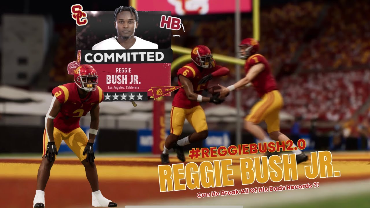 Reggie Bush 2.0 | College Football 25 | Can He Break Records Like His ...