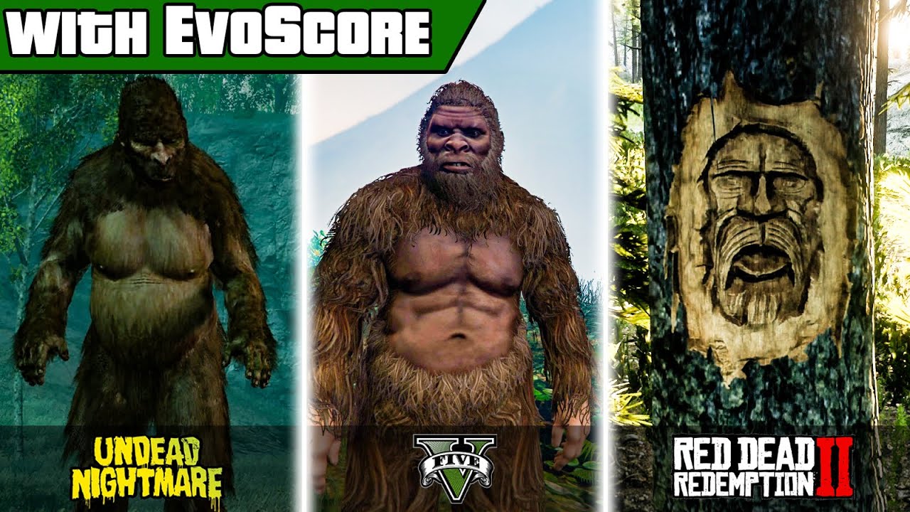 Evolution of Bigfoot in GTA and Red Dead Games | with EvoScore (2020 ...