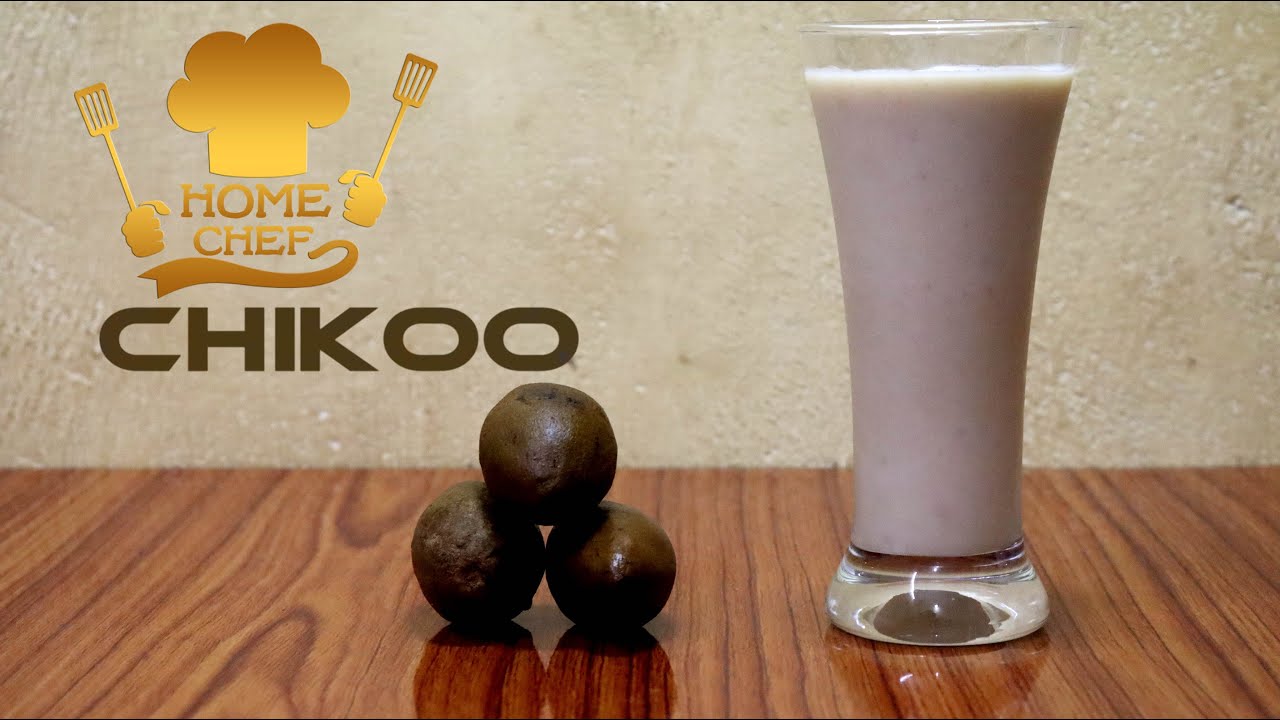 Preparation of CHIKOO shake | Home chef | Milkshake - YouTube
