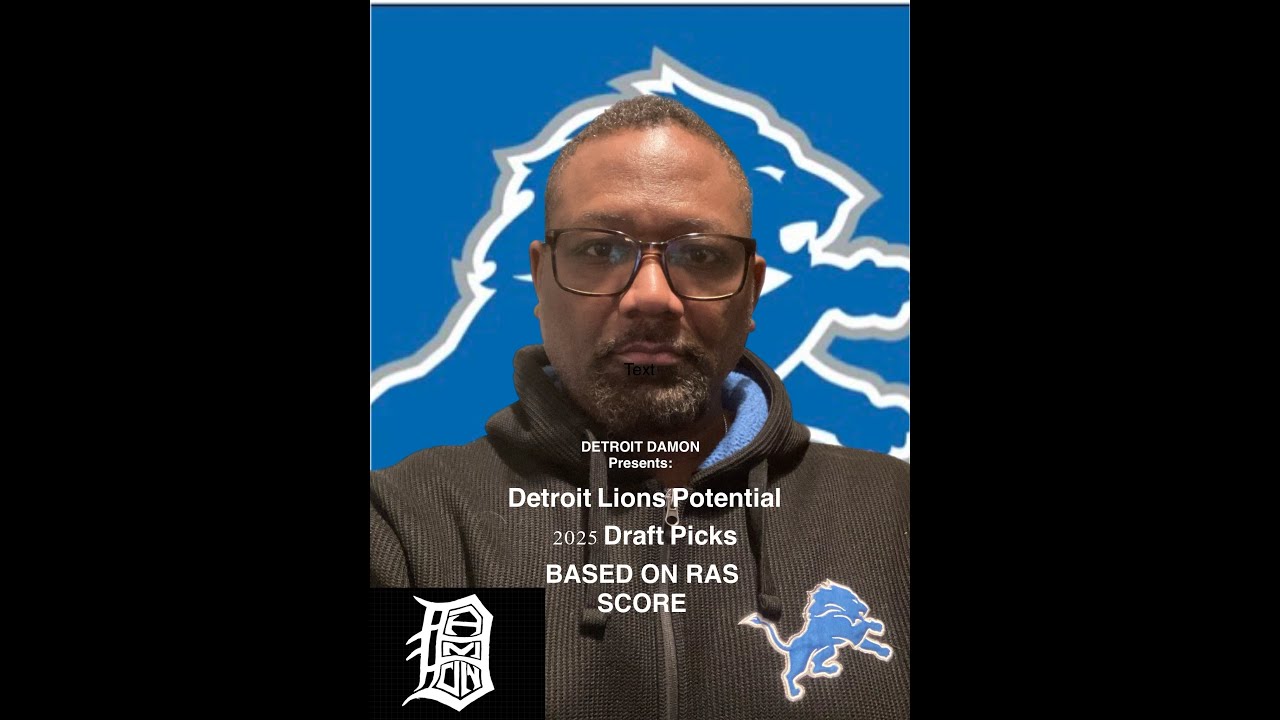 Detroit Lions potential draft picks RAS scores - YouTube