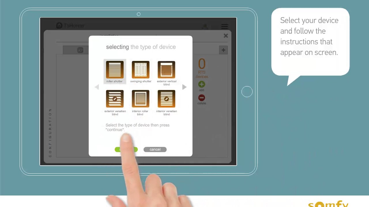 Tuto1 TaHoma Adding Equipment EN - YouTube