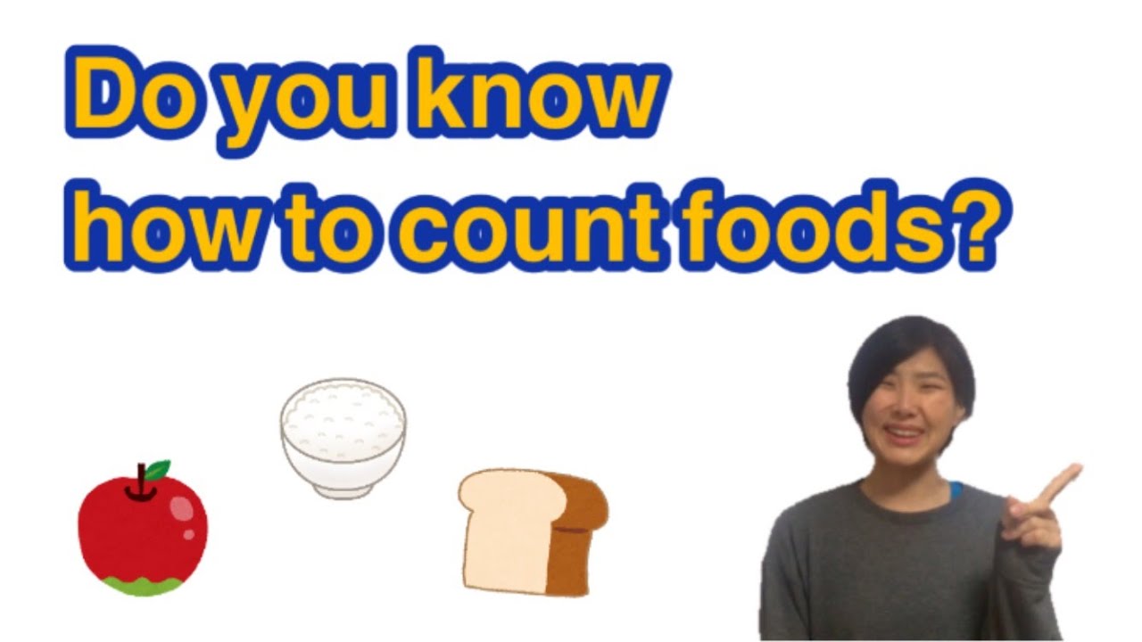 How to count food in Japanese/beginner Japanese class - YouTube