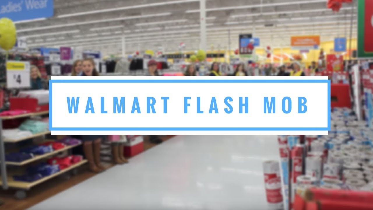 Family Flash Mob at Walmart - YouTube