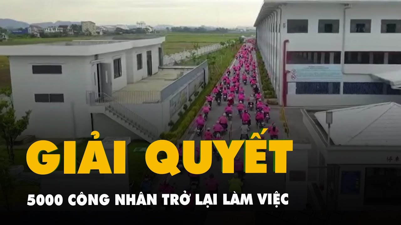 Được giải quyết quyền lợi, hơn 5.000 công nhân Nghệ An quay lại làm ...