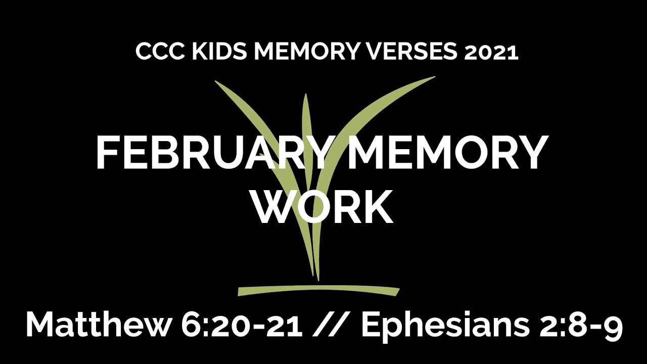 CCC Kids - February Memory Verse Video - YouTube