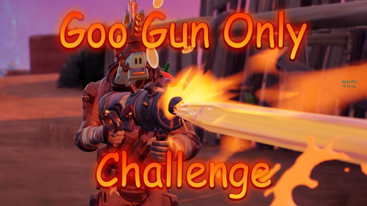Fortnite Goo Gun Only Challenge - YouTube