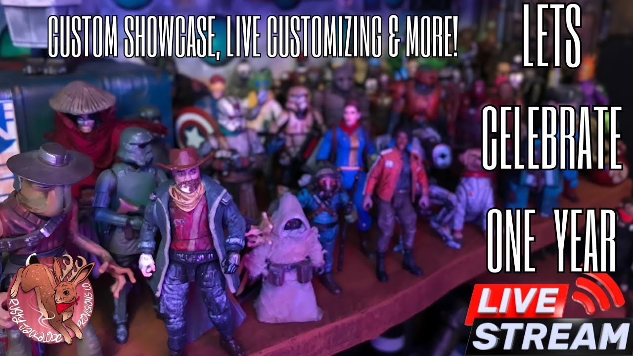 Let's Customize & Chill! My ONE YEAR STREAMING ANNIVERSARY! Custom showcase, Worldbuilding, More ...