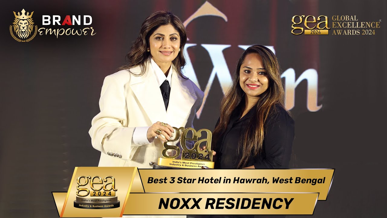 Noxx Residency wins Global Excellence Awards 2024 for Best 3 Star Hotel ...