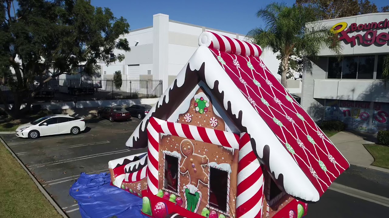 Bouncing Angels Gingerbread House Combo - YouTube