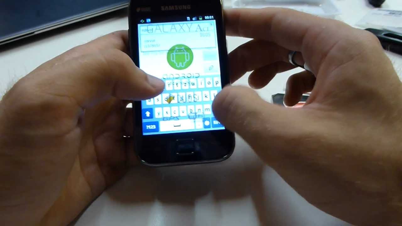 Samsung Galaxy Ace Duos Smartphone Unboxing und Hands On [DE] - YouTube