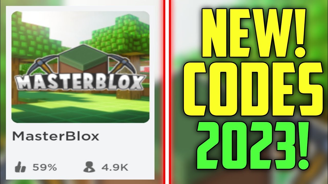 HURRY! - NEW MASTERBLOX CODES 2023! - YouTube