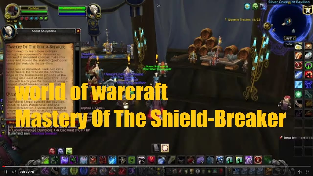 world of warcraft classic [[80] Mastery Of The Shield-Breaker (13835 ...
