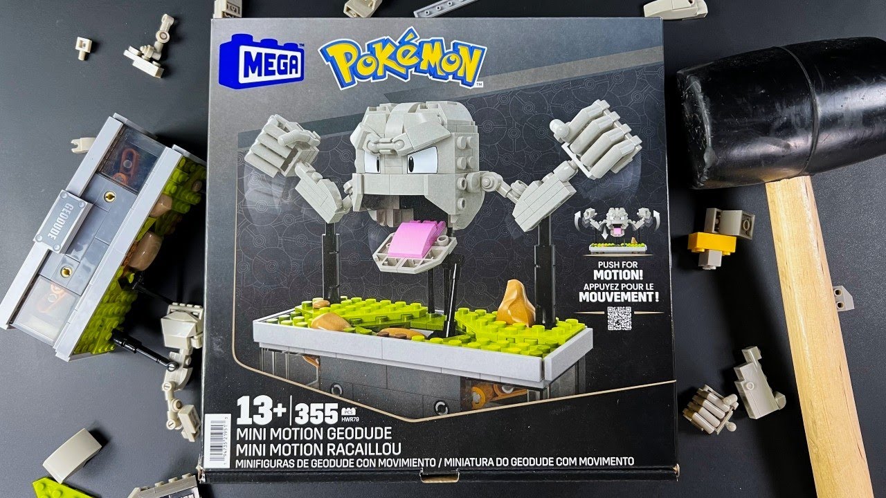 Build & Smash Mega Construx Geodude - YouTube
