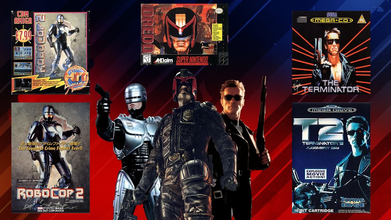 TRIO BADASS! JUDGE DREDD (SNES) | TERMINATOR (SCD) | TERMINATOR 2 (MD ...
