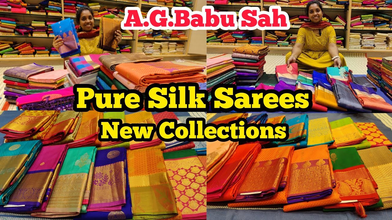 Kanchipuram A.G. Babu Sah Soft Silk Sarees Latest Collections ...