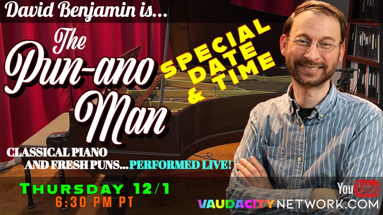 The Pun-ano Man | LIVE PIANO w/ David Benjamin - YouTube