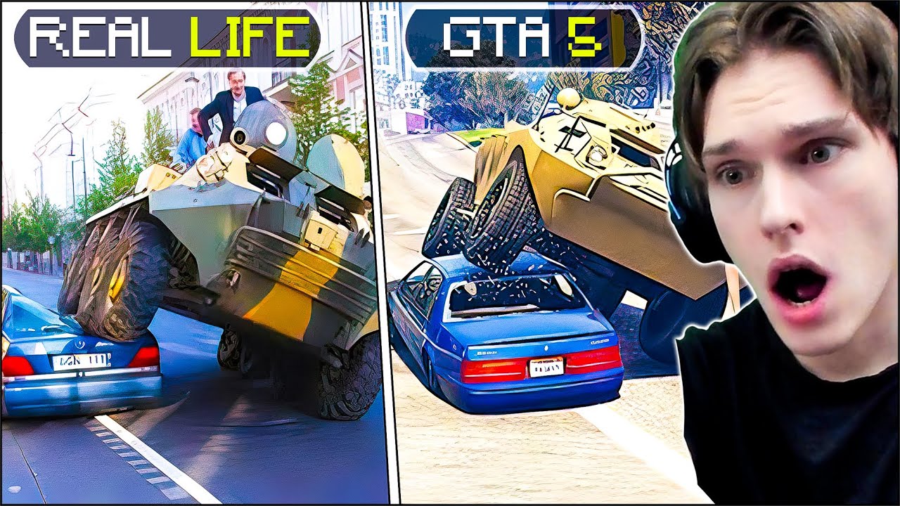 GTA 5 Vs REAL LIFE #3 - YouTube