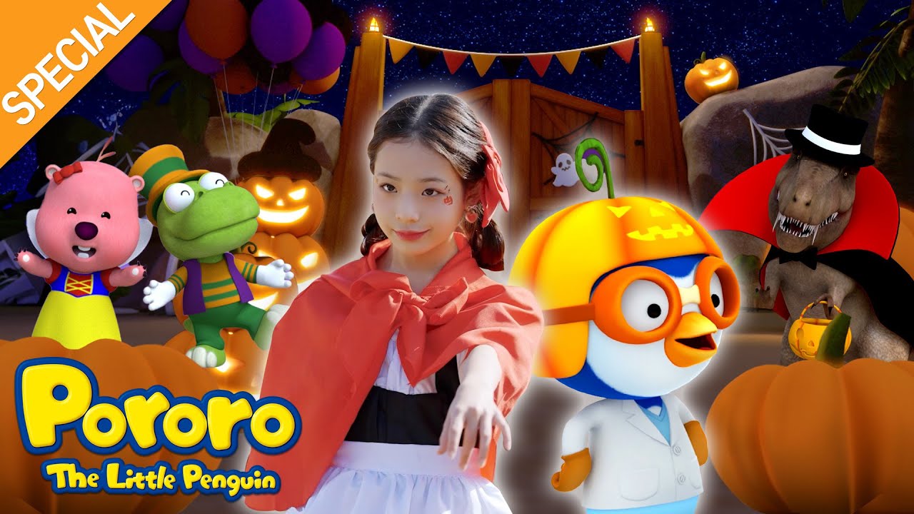 Lagu Pororo | Boggle Boggle versi Halloween 🎃🫧 | Nyanyikan Dengan Riang ...