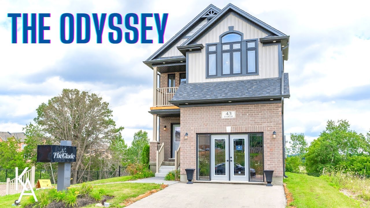 The Odyssey MODEL HOME TOUR by Fusion Homes - Guelph, ON - YouTube