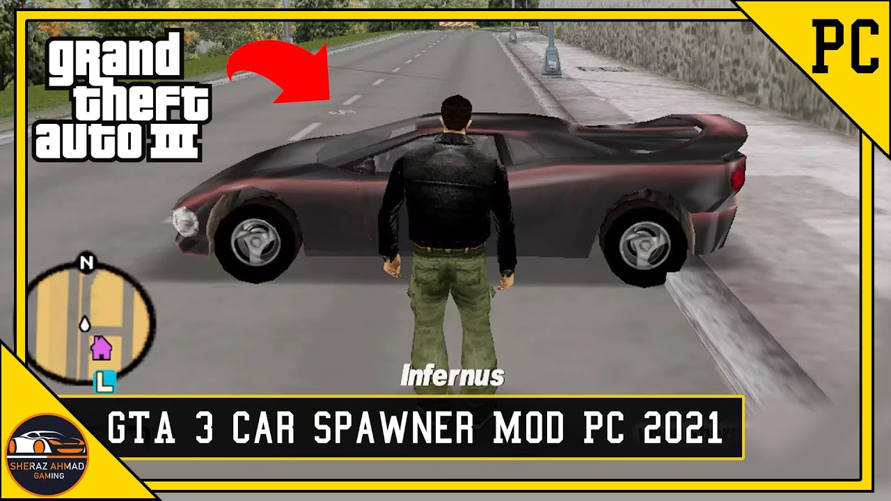GTA 3 Car Spawner Mod Pc | All Car Cheat Code Menu GTA 3 | GTA 3 MODS ...