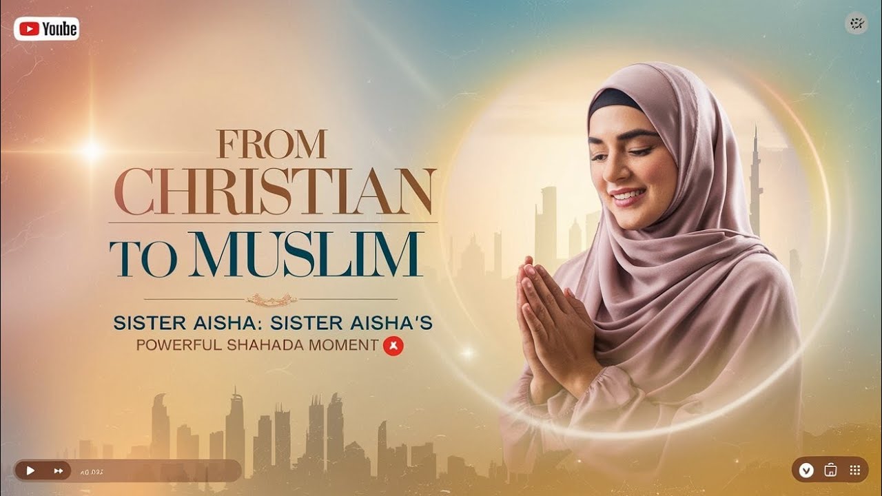 From Christian to Muslim: Sister Aisha’s Powerful Shahada Moment 🕌 ...