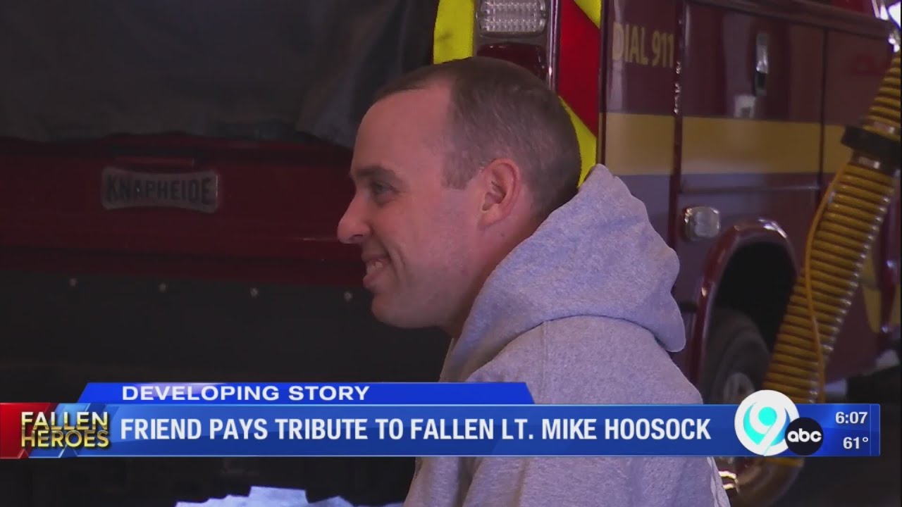Friend pays tribute to fallen Lieutenant Mike Hoosock - YouTube