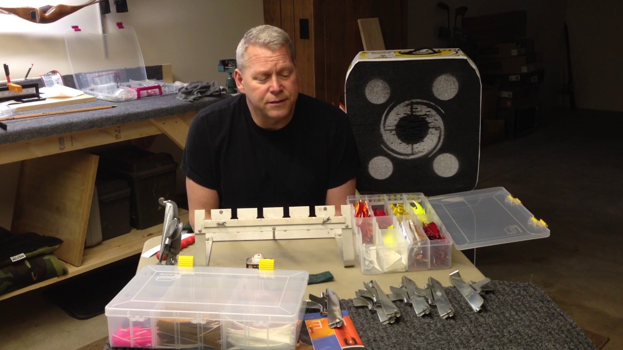 Traditional arrow fletching - YouTube