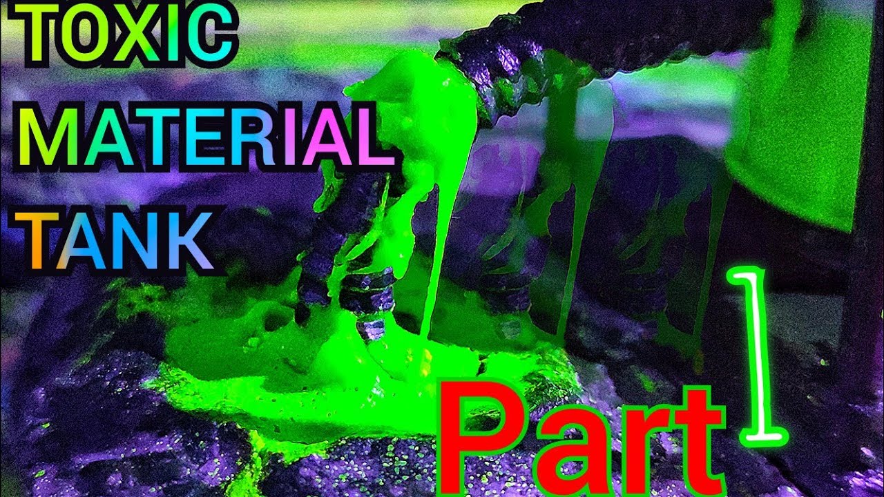 how to make a : Toxic material tank / blacklight / part 1 - YouTube