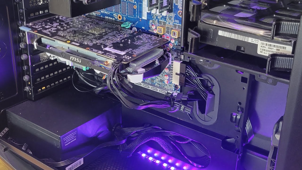 They wanted a cheap "blingy" computer....... HP z440 case swap!! - YouTube