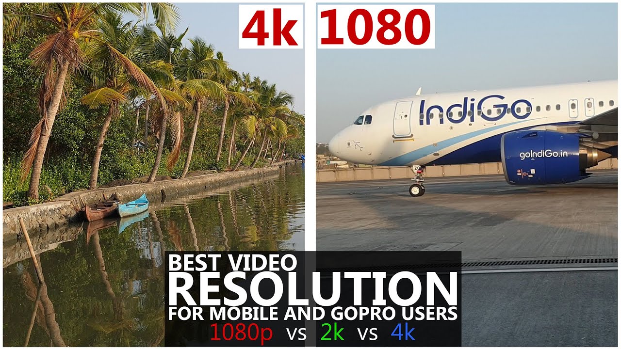 What RESOLUTION best for MOBILE Vlog VIDEOS - Difference in 4k vs 2k vs ...