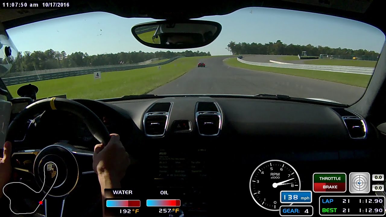 Porsche GT4 Fast Lap at Lightning (NJMP) - 1:12.9 - October 2016 - YouTube