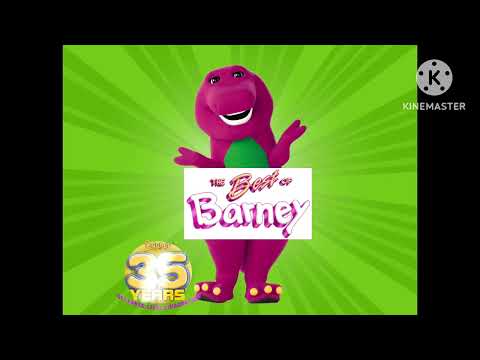 The best of Barney my poster with a 35th anniversary on it - YouTube