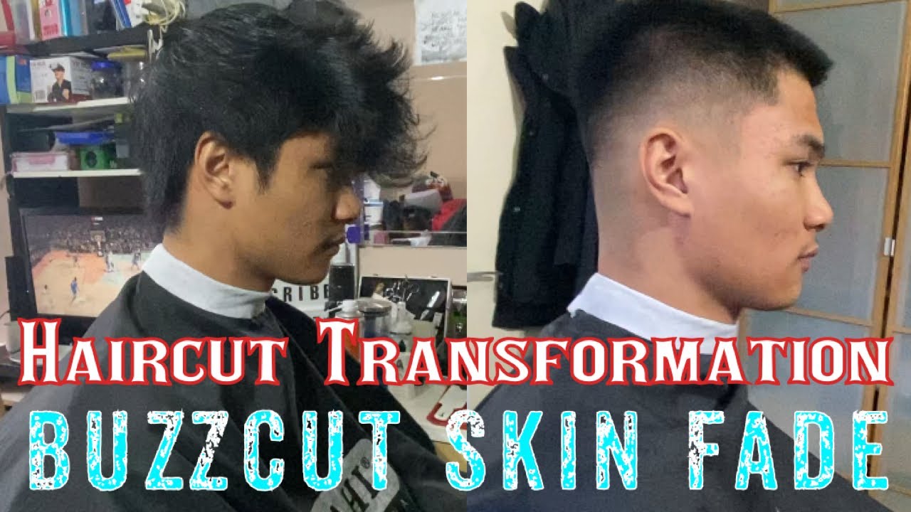 Buzzcut Skin Fade with Side Burns. Andis Cordless Master - YouTube