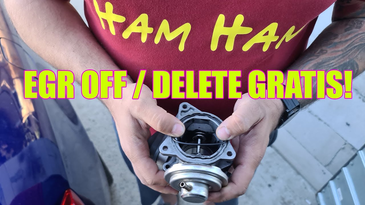 EGR OFF / DELETE GRATIS! - YouTube