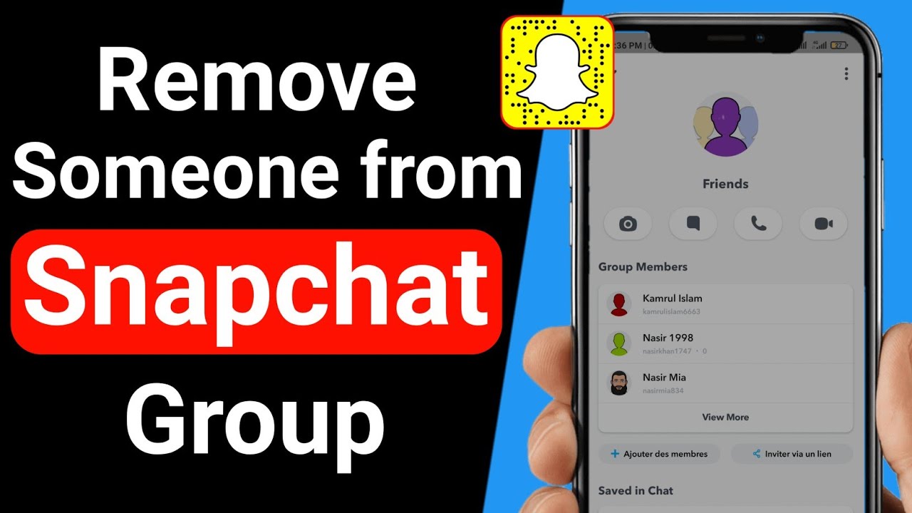 How To Remove Someone from a Group in Snapchat 2021| How To Remove ...