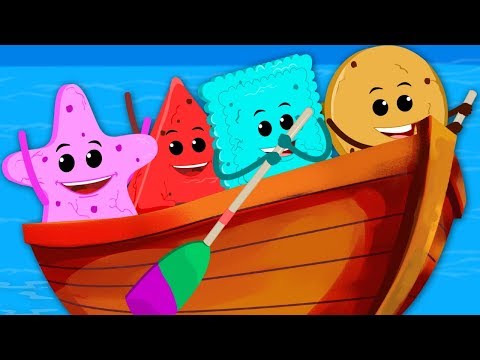 Row Row Row Your Boat With Hello Cookie | Nursery Rhymes & Kids Songs For Children
