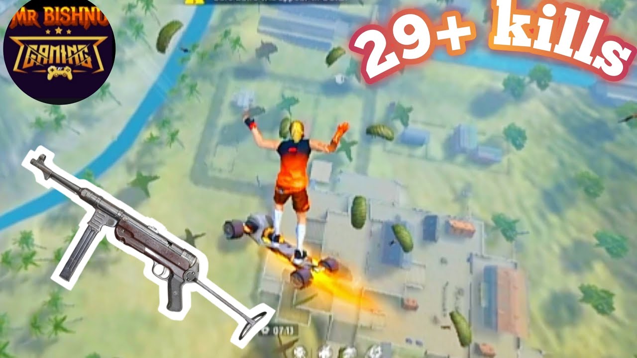 free fire max 29+ kills Mp40 #29+ - YouTube