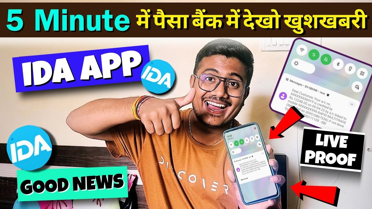 IDA App Final Withdrawal Start | IDA App Today New Update | IDA App ...