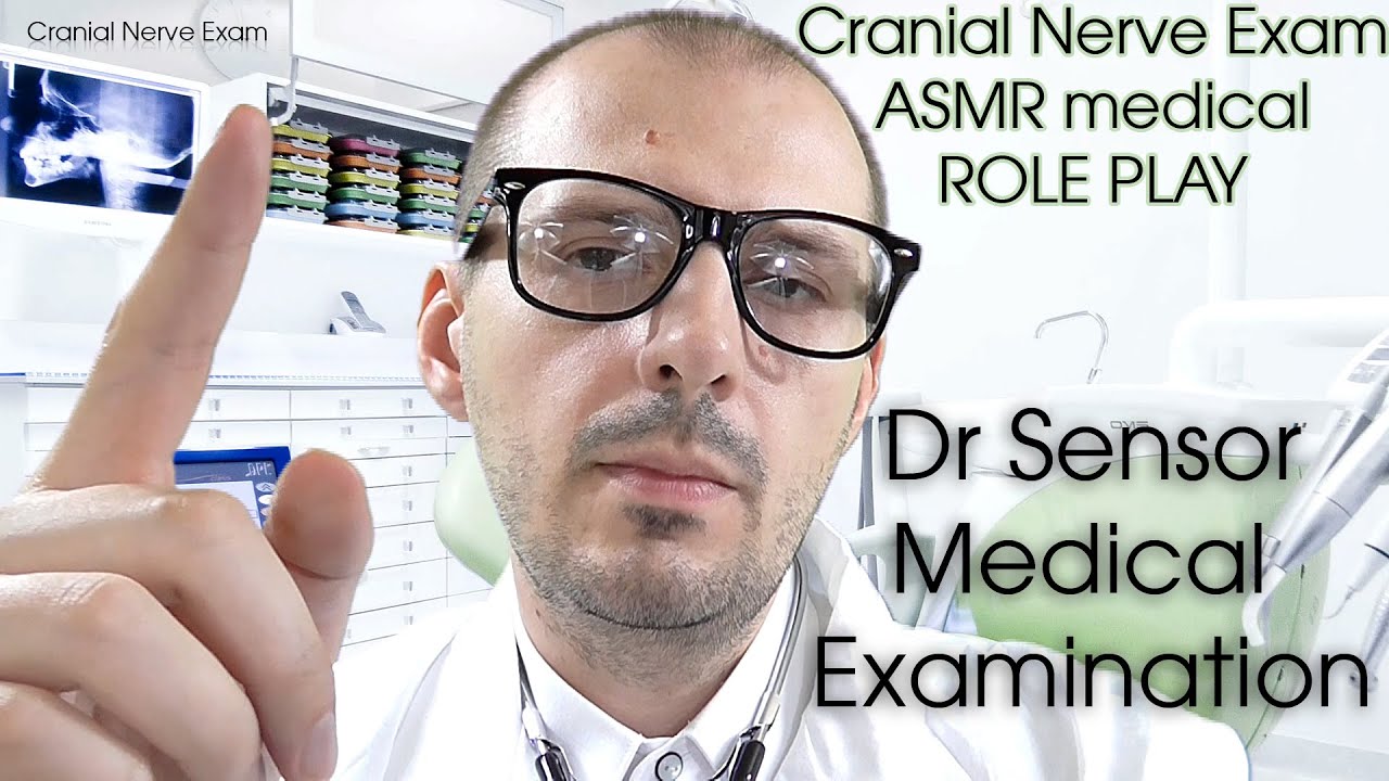 ASMR Cranial Nerve Examination Role Play Pure Binaural with Dr Sensor - YouTube